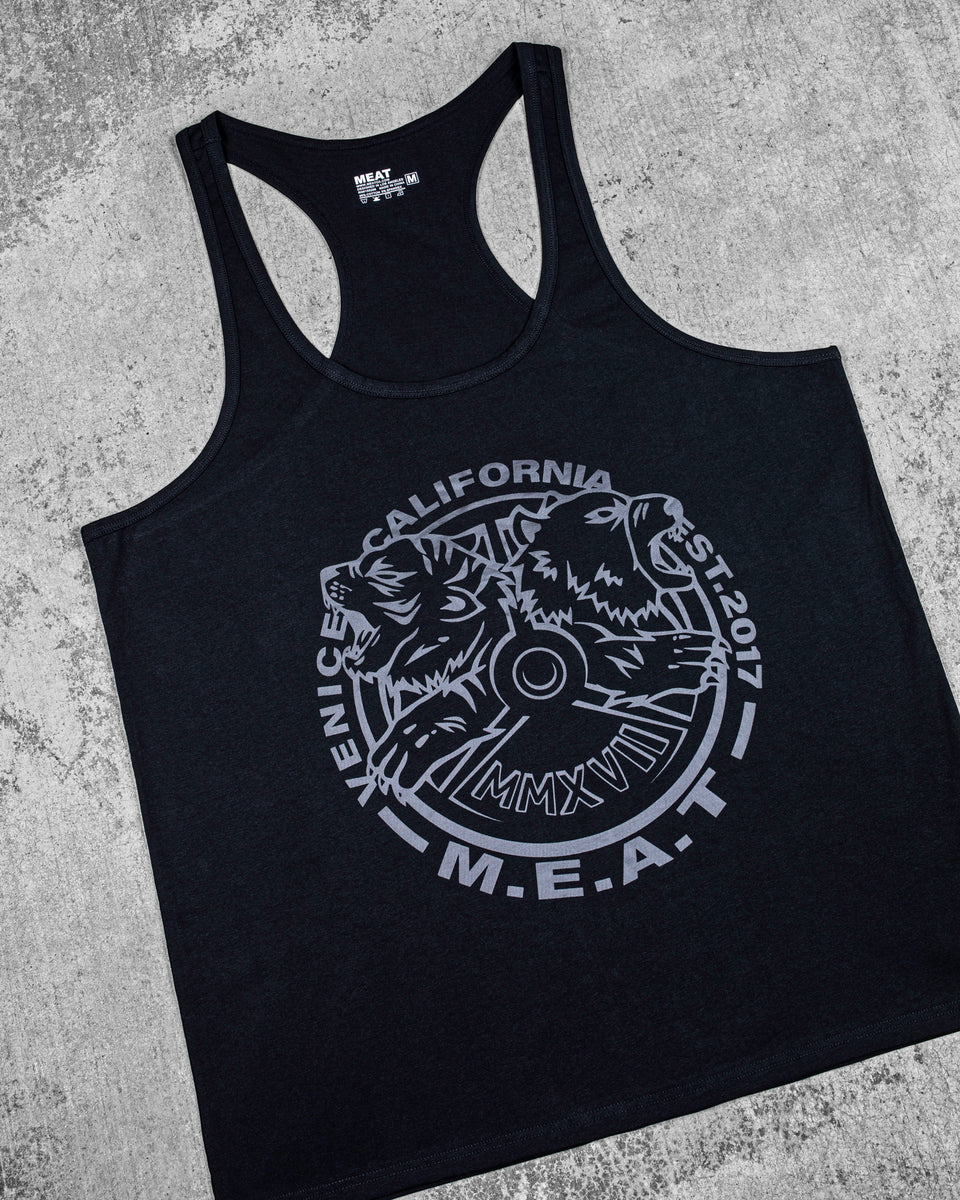 FLATBOTTOM STRINGER – ORIGIN / ALL BLACK – MEAT® SPORTSWEAR